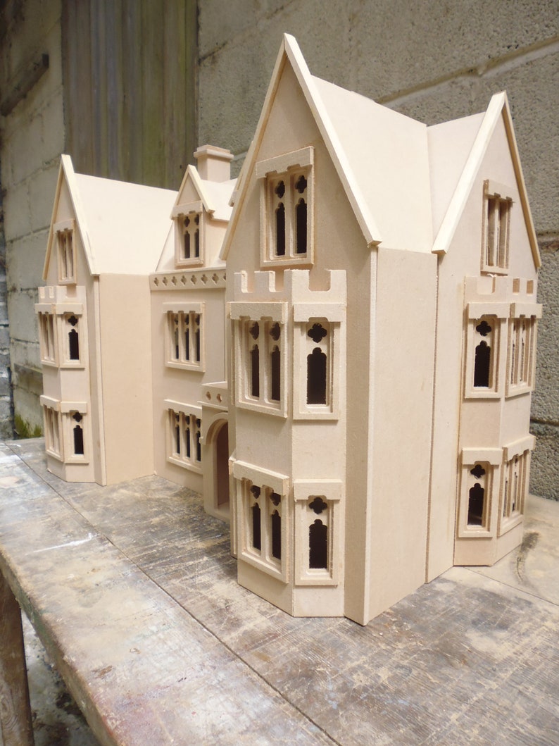The Draycott Gothic Manor 1:12th Scale KIT - Etsy