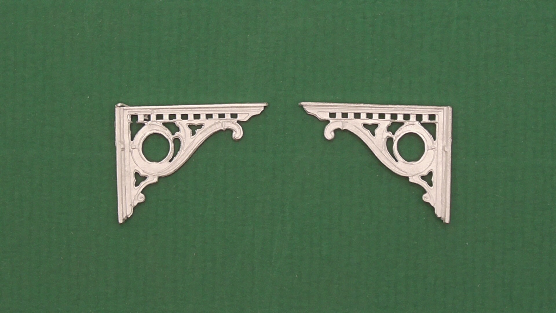 12th Scale Dolls House Pair of Decorative Wall Brackets. by Lilianne - Etsy
