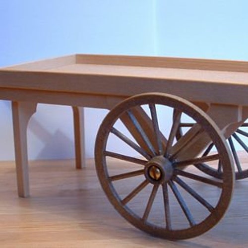 DIY Kit 1:12 Scale Market Cart Dolls House Miniature - Etsy