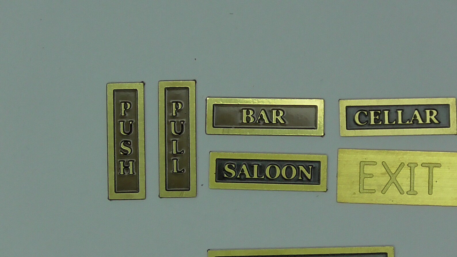 12th Scale Small Signs Choose Which Sign You Require by Ironwork ...