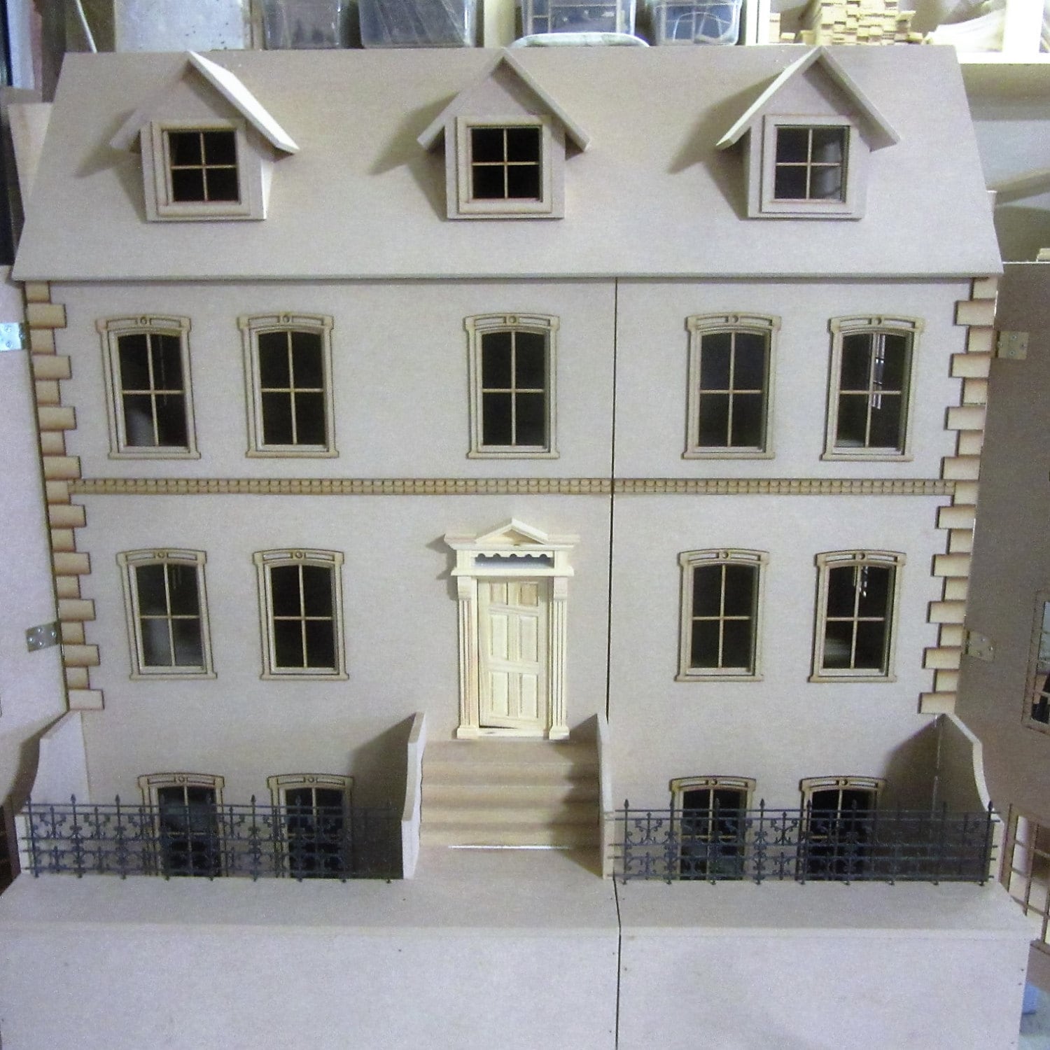 The Dalton 10 Room House Including the Basement 1 :12 Kit - Etsy UK