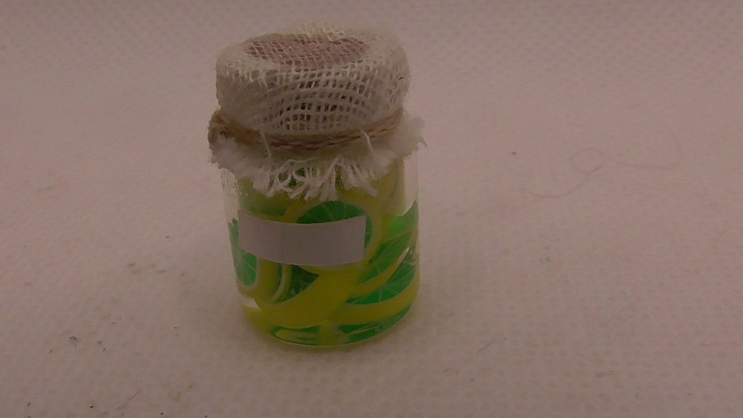 1/12 Scale Dolls House Miniature Glass Jam Jar of Lemons JA10 - Etsy