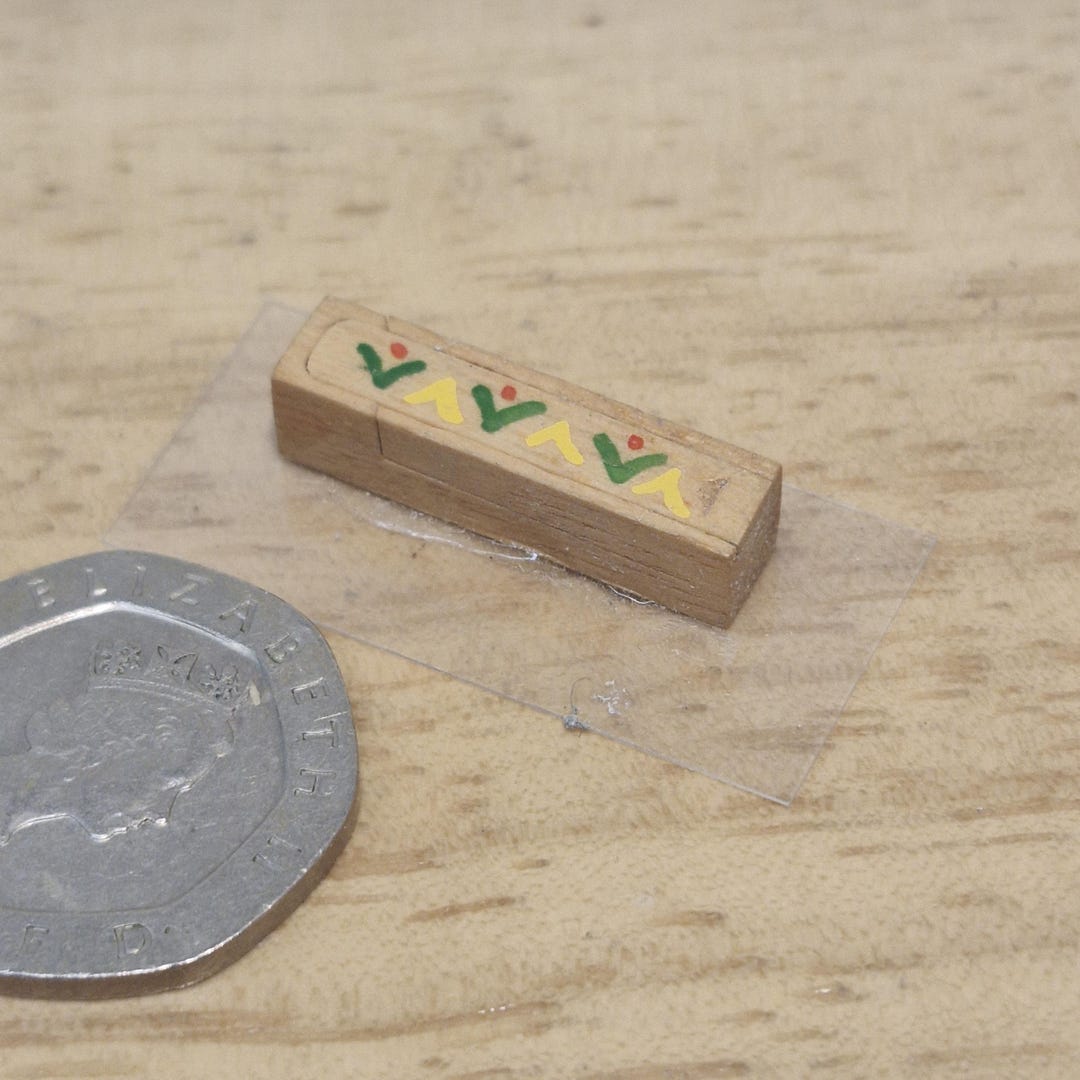 12th Scale Dolls House Miniature Pencil Box Rare Outstanding Detail ...