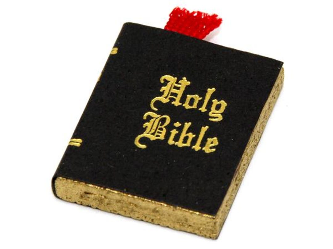 1/12 Dolls House Miniature Holy Bible OA20 - Etsy