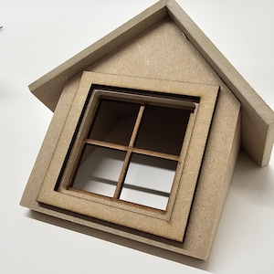 Dolls House, Accessories, Window DIY 12th Scale, Dormer Window, 35 ...