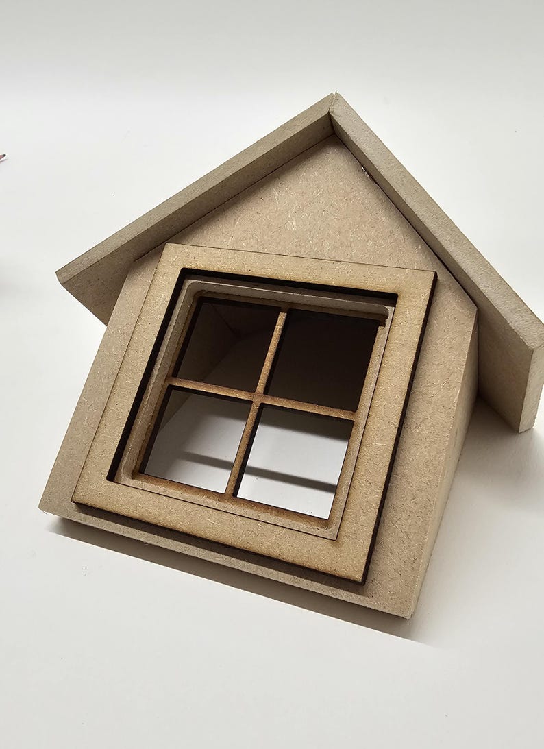 Dolls House, Accessories, Window DIY 12th Scale, Dormer Window, 35 ...