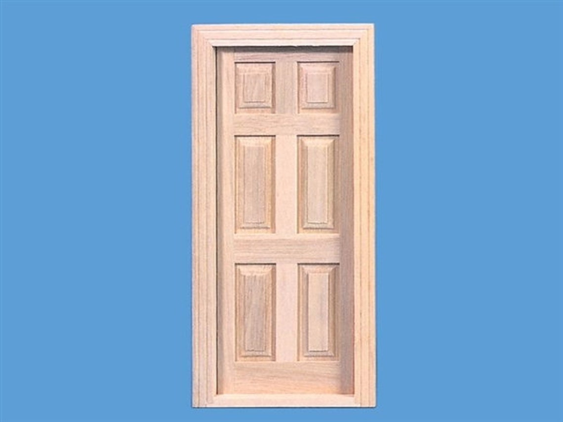 Dolls House Direct 12th Scale 6 Panel Internal Door TC6007 - Etsy UK