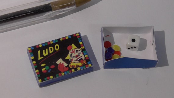 Ludo Game Box for Your Dolls House Toy LHT28 | Etsy