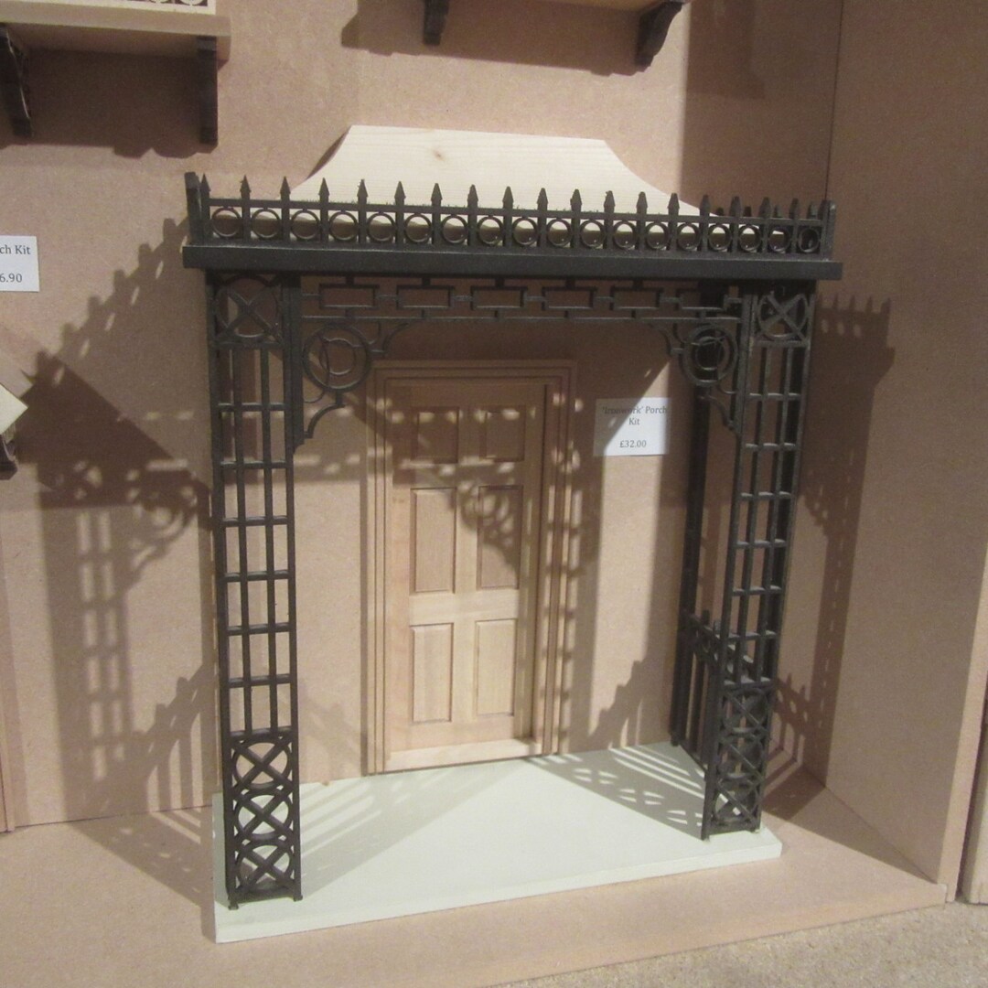 Dolls House 12th Scale Victorian Porch Kit Unpainted DHD2202 - Etsy UK