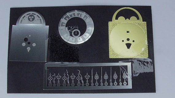 12th Scale Miniature Clock Face With Hands Large by Ironwork - Etsy UK