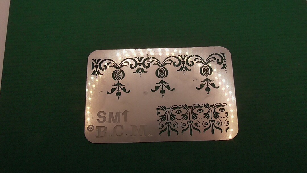 12th Scale Dolls House Stencil for Decorating by Iron Works and BCM ...