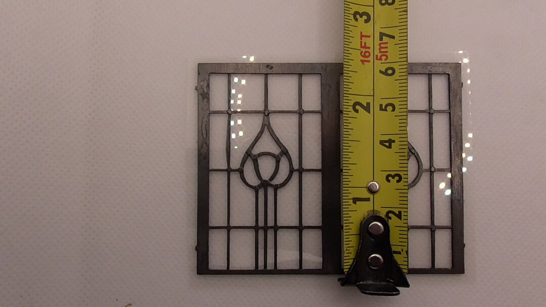 12th Scale Lead Light Windows Including Perspex by Ironwork IRLW30 - Etsy