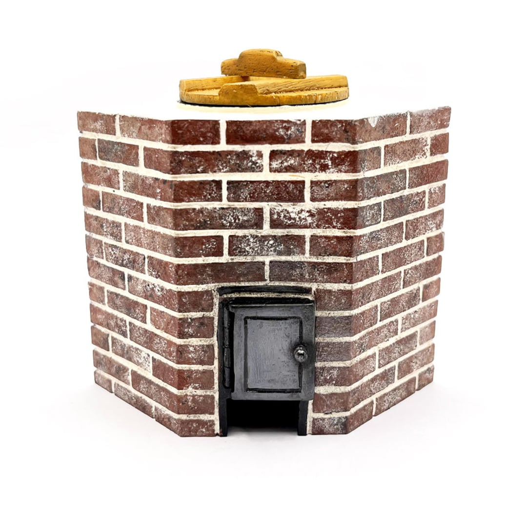 12th Scale Dolls House Brick Copper With Painted Fire by Sussex Crafts ...