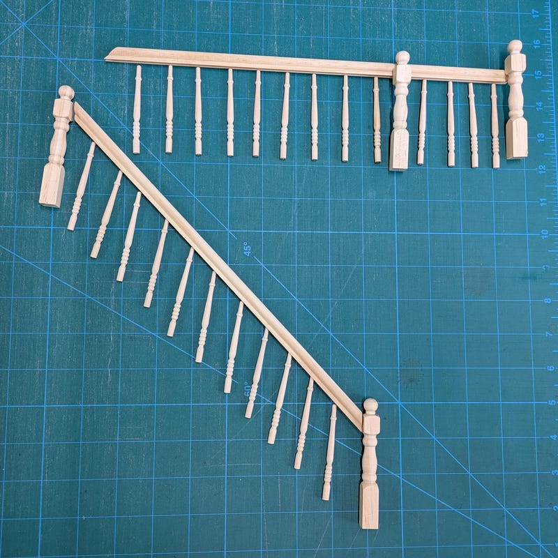 Dollhouse Railing Stairs - Etsy UK