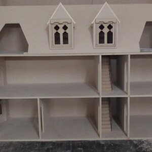 The Draycott Gothic Manor 1:12th Scale KIT - Etsy