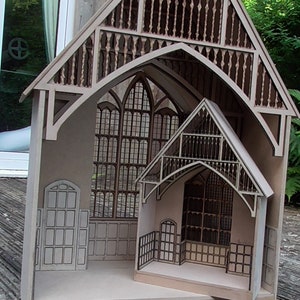 24 Th Scale the Great Hall Room Box Stage Area Kit Inspired by Harry ...
