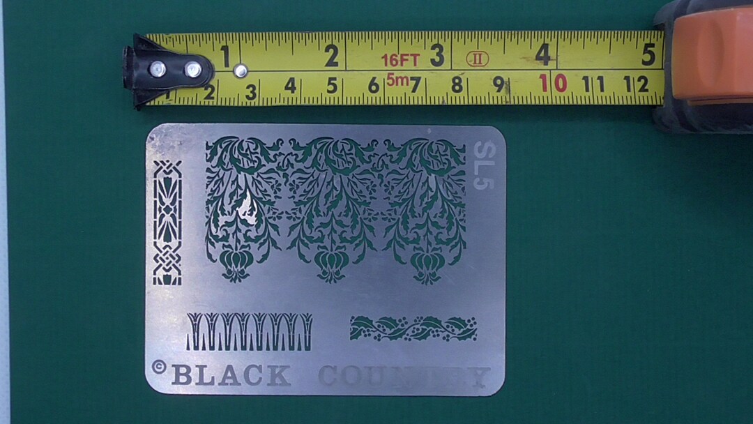 12th Scale Dolls House Stencil for Decorating by Iron Works and BCM ...