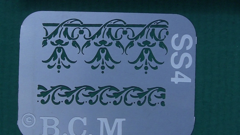 12th Scale Dolls House Stencil for Decorating by Iron Works and BCM ...