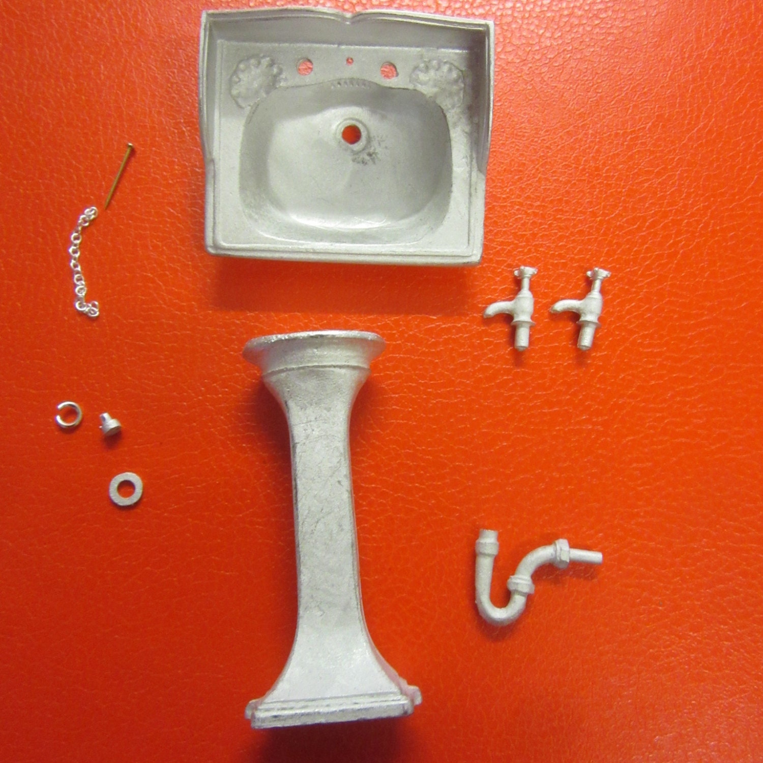 1:12 Scale Victorian Pedestal Basin Kit Unpainted - Etsy UK