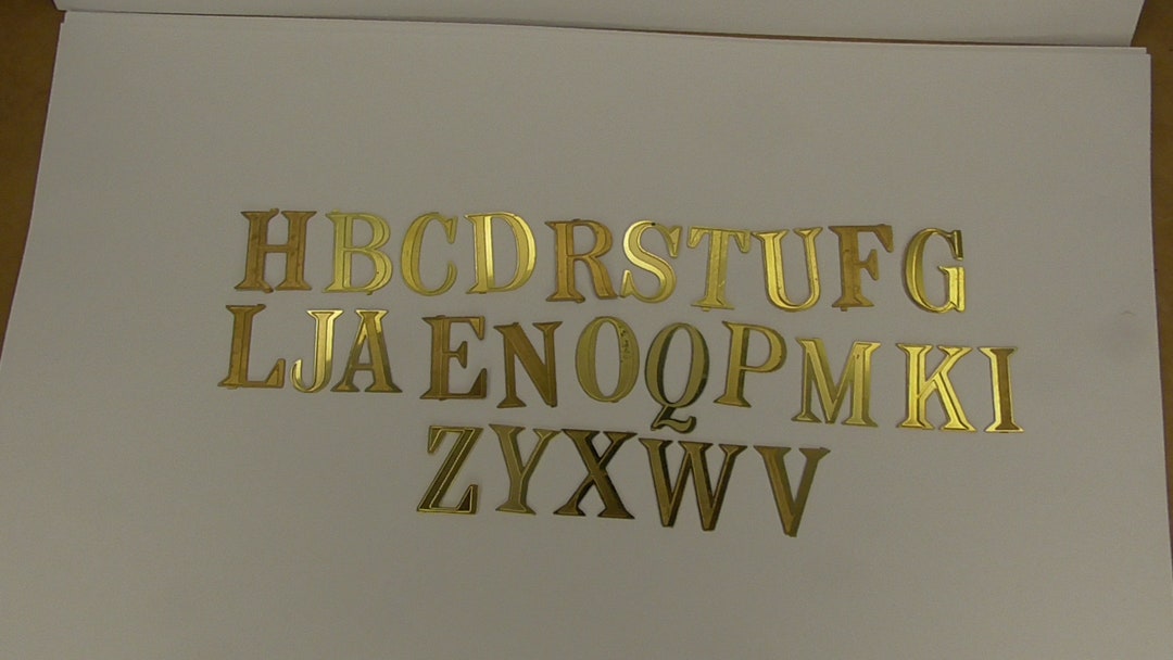 12th Scale 15mm High Letters for Shop Signs. by Ironwork and Black ...