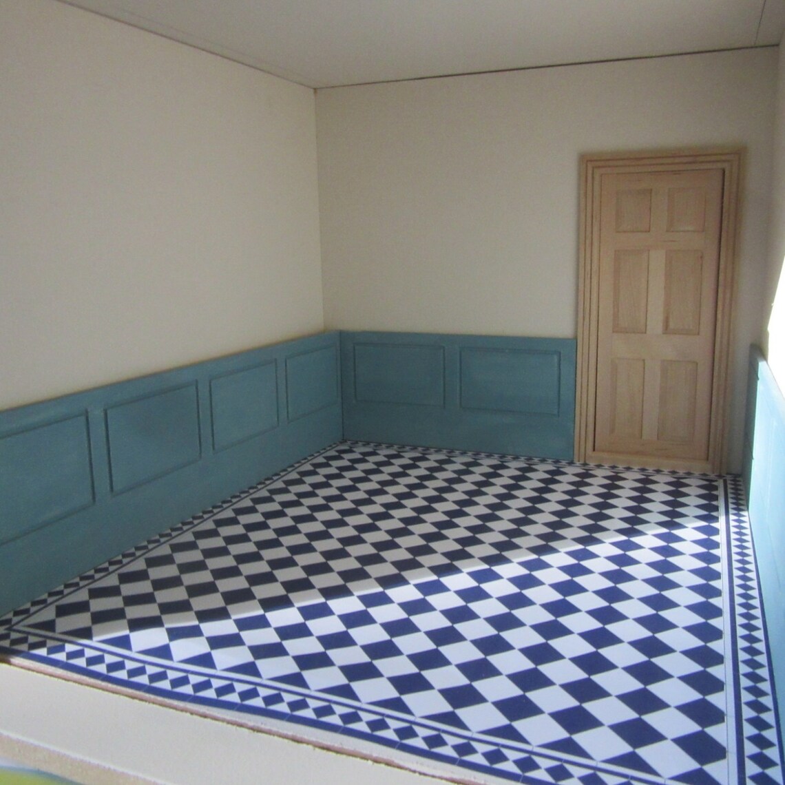 Pack of 3 Dolls House 12th Scale Wall Panelling Square Panel MDF102-3 U ...