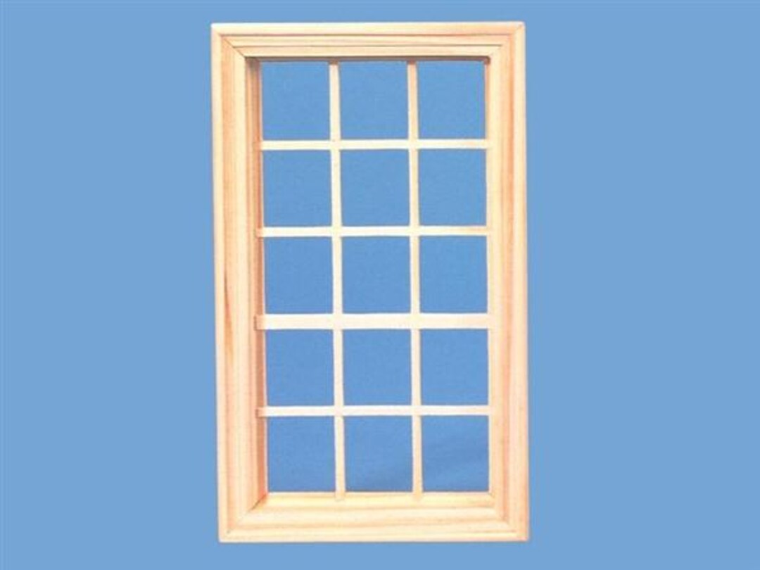 Dolls House 1:12 Georgian 15-light Window C33 - Etsy