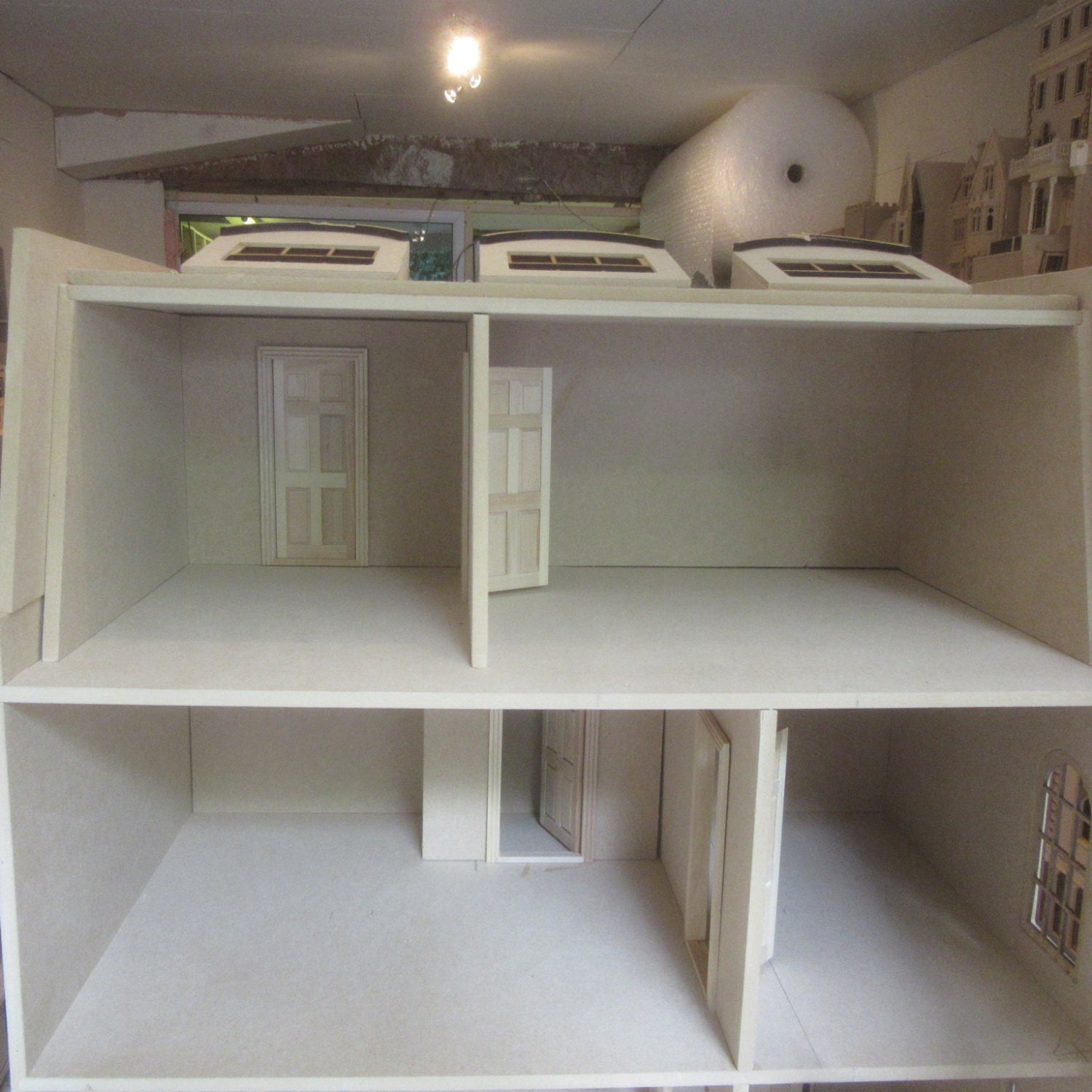 The Canterbury Town House KIT 12th Scale Doll House - Etsy UK