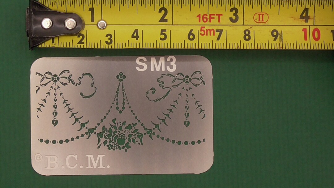 12th Scale Dolls House Stencil for Decorating by Iron Works and BCM ...
