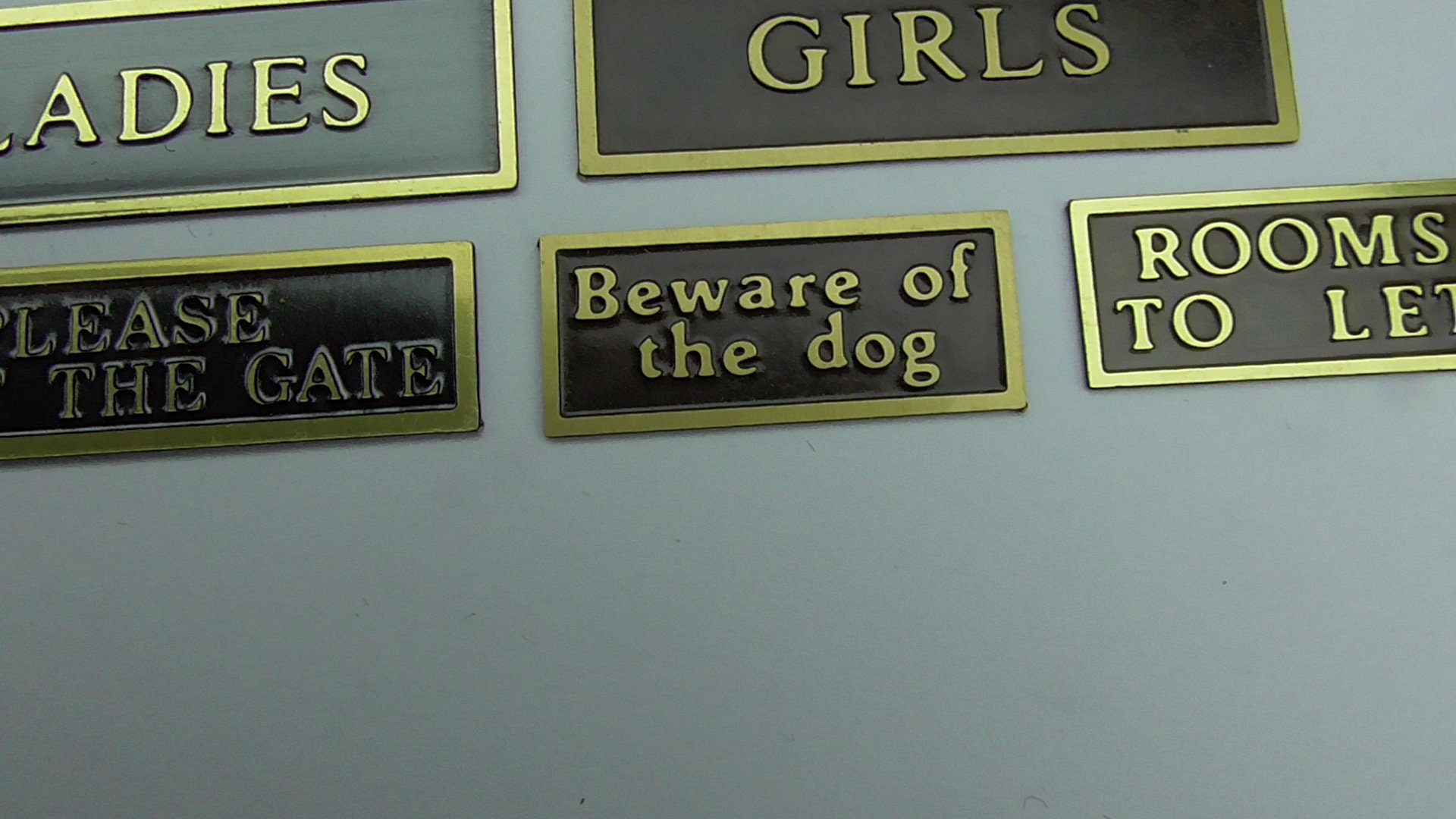 12th Scale Signs Choose Which Sign You Require by Ironwork Irsign - Etsy