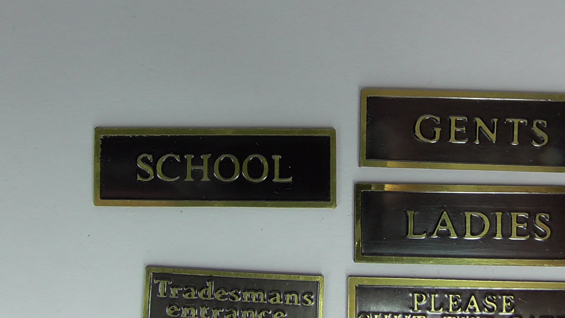 12th Scale Signs Choose Which Sign You Require by Ironwork Irsign - Etsy