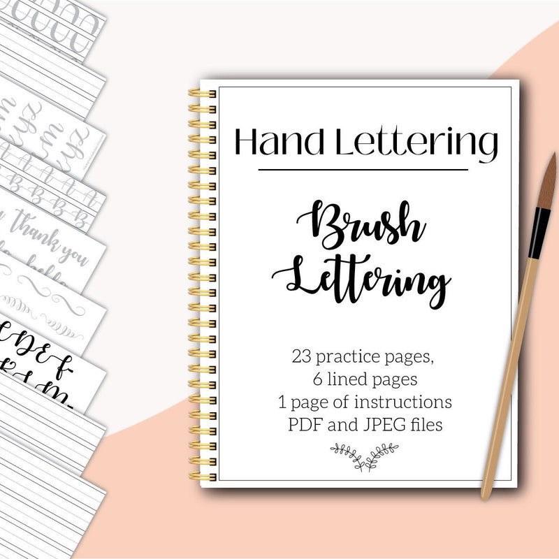 Brush Lettering - Etsy