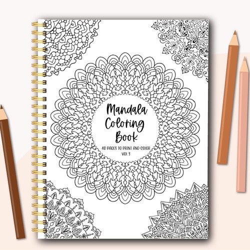 VOLUME 2 Mandala Coloring Book for Adults Instant Download - Etsy