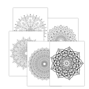 Volume 3 Mandala Coloring Book for Adults - Instant Download - PDF 30 ...