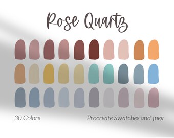 Bohemian Procreate Color Palette 30 Swatches Commercial or | Etsy