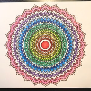 VOLUME 2 Mandala Coloring Book for Adults - Instant Download - PDF 30 ...