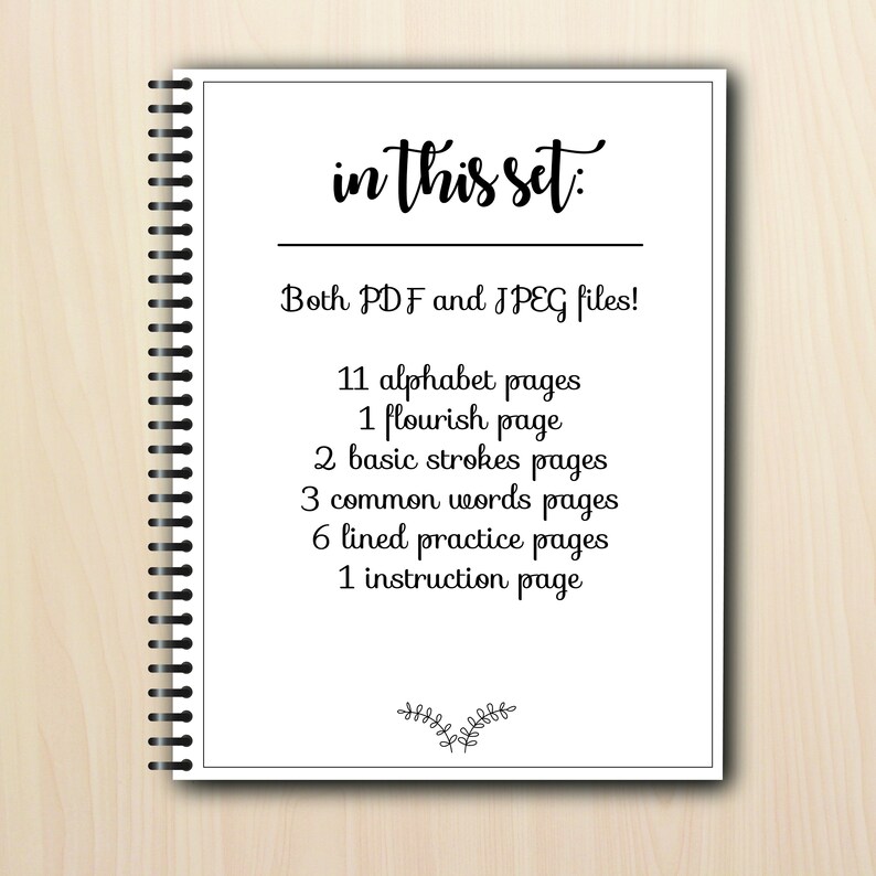 Monoscript Monoline Capital Letters Hand Lettering Worksheets | Etsy