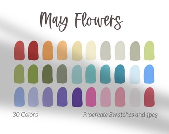 May Color Palette - Etsy