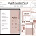 Rose Gold Undated Digital Planner With Hyperlinks - 4 Color Variations ...