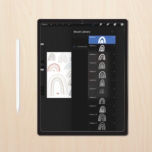 30 Procreate Rainbow Brush Set -- Boho Hand Drawn Rainbows ...