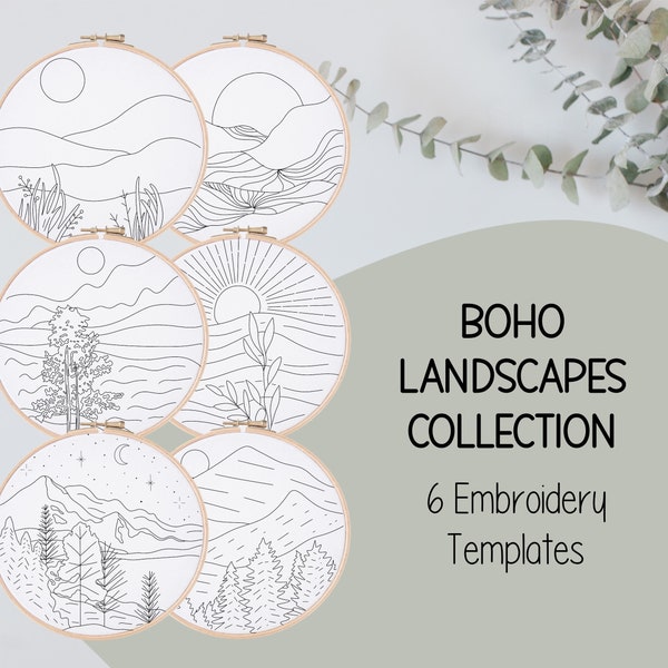 Boho Embroidery - Etsy