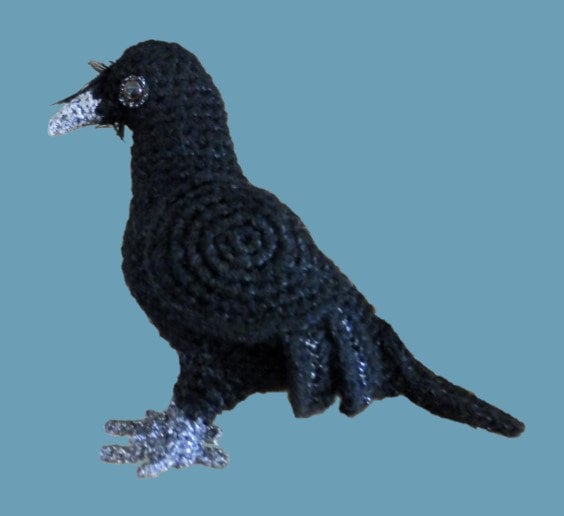 Crow Crochet PATTERN in UK Crochet Terms | Etsy
