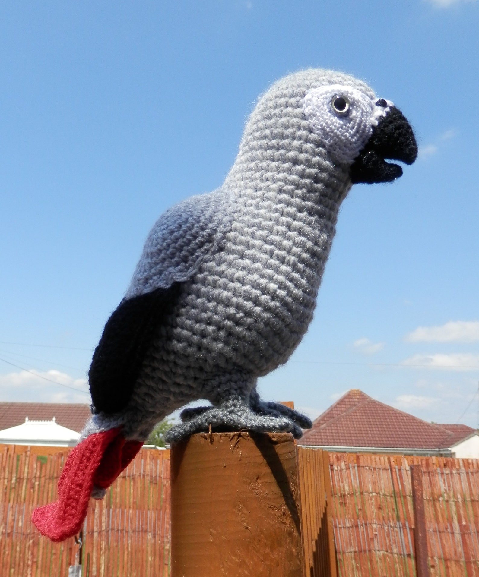 African Grey Parrot Crochet PATTERN Uk Terms | Etsy