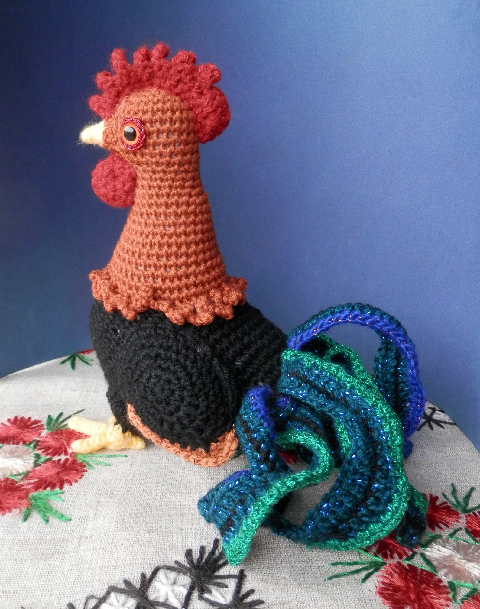 Cockerel/rooster Crochet PATTERN USA Terms-digital Download - Etsy