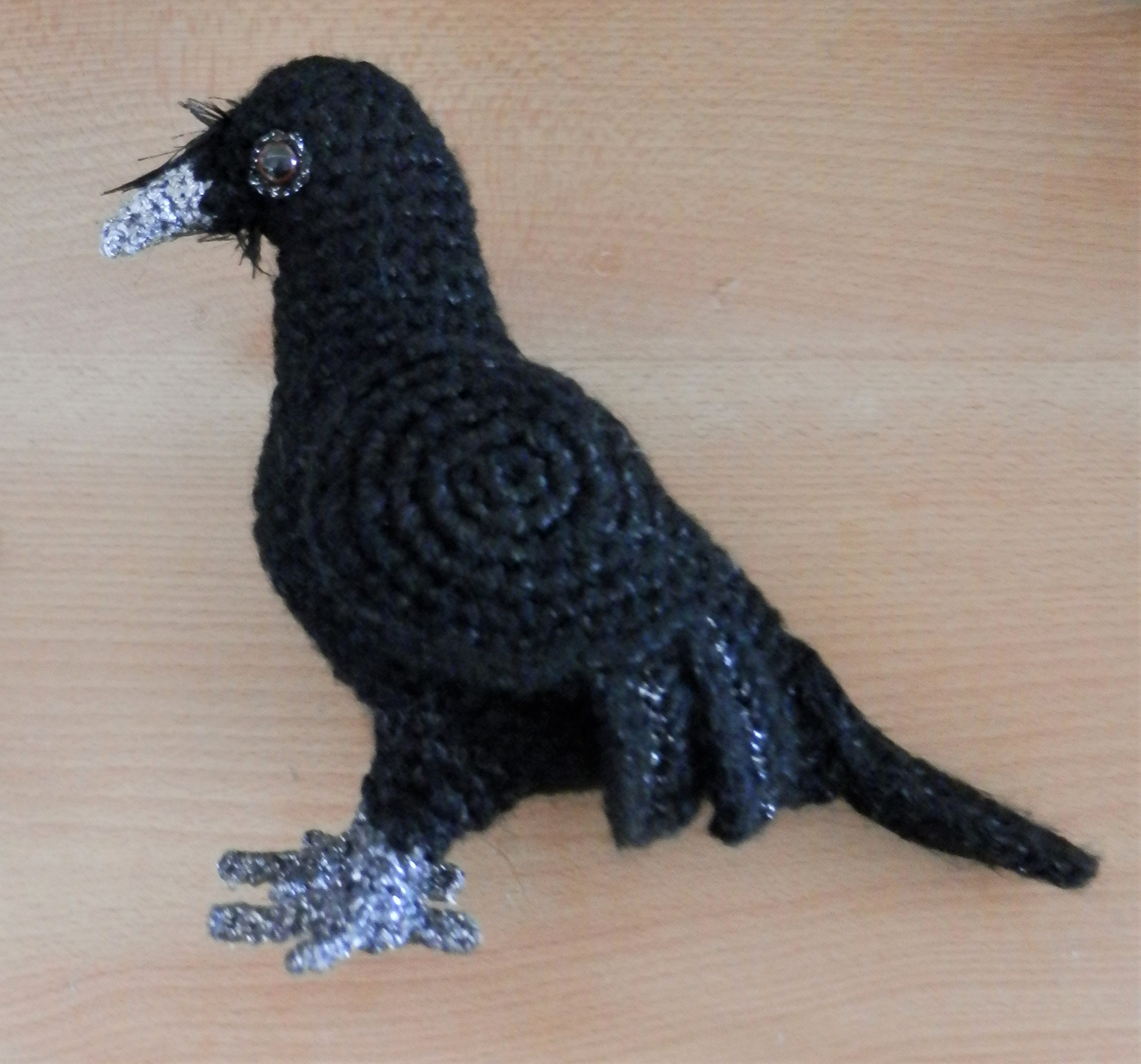 Crow Crochet PATTERN in UK Crochet Terms | Etsy