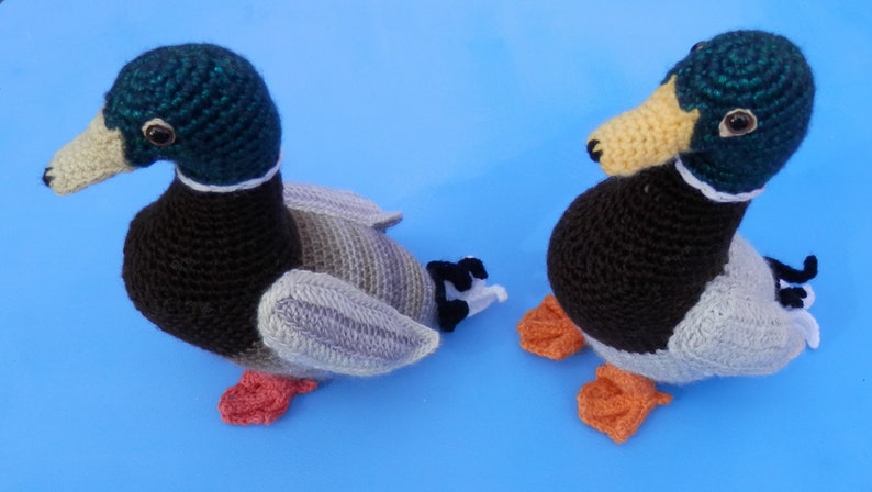 Mallard Drake Crochet DIGITAL PATTERN English Language With USA Terms ...