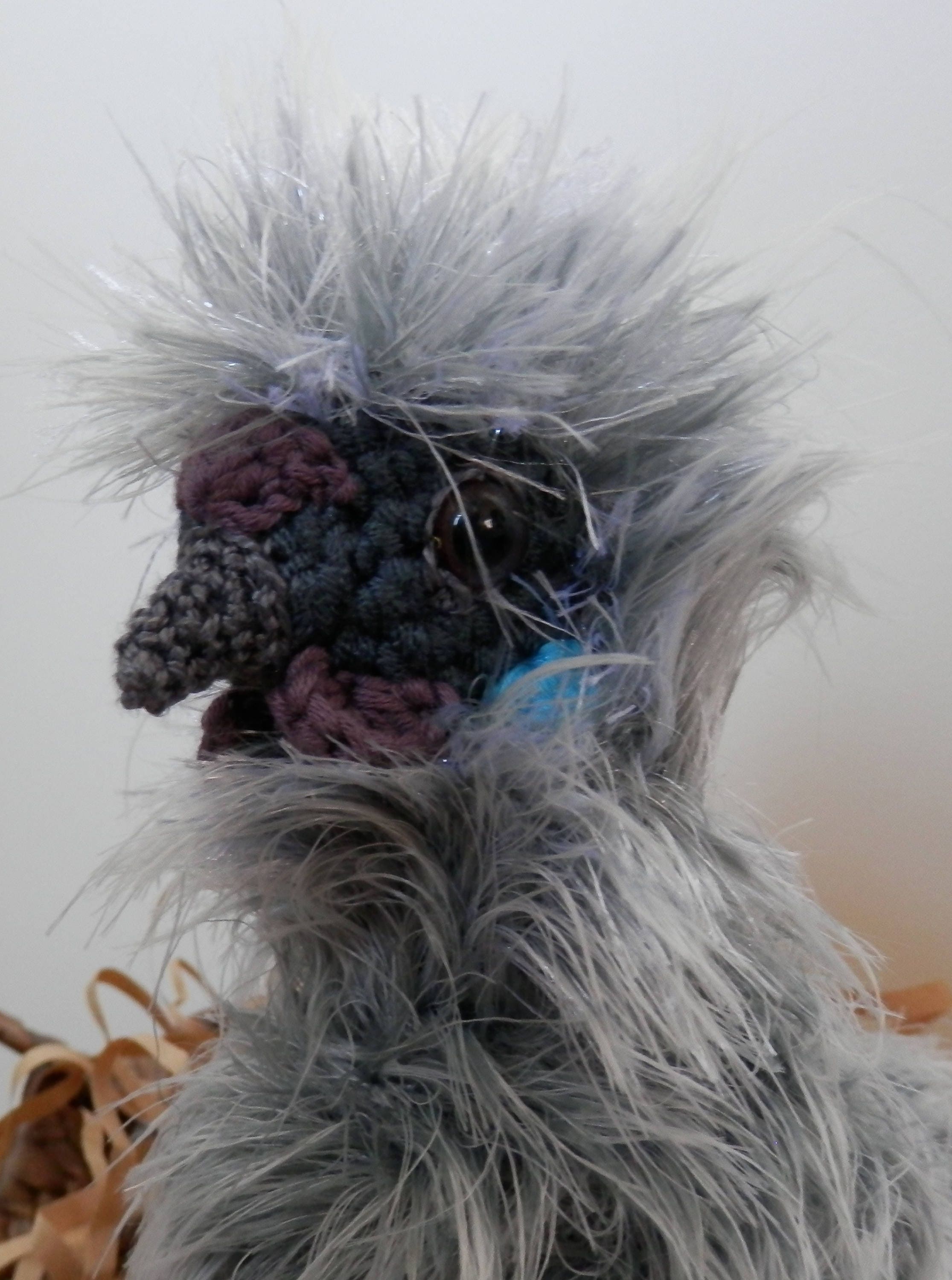 Silkie Chicken Crochet PATTERN (english Language UK Terms) Original ...