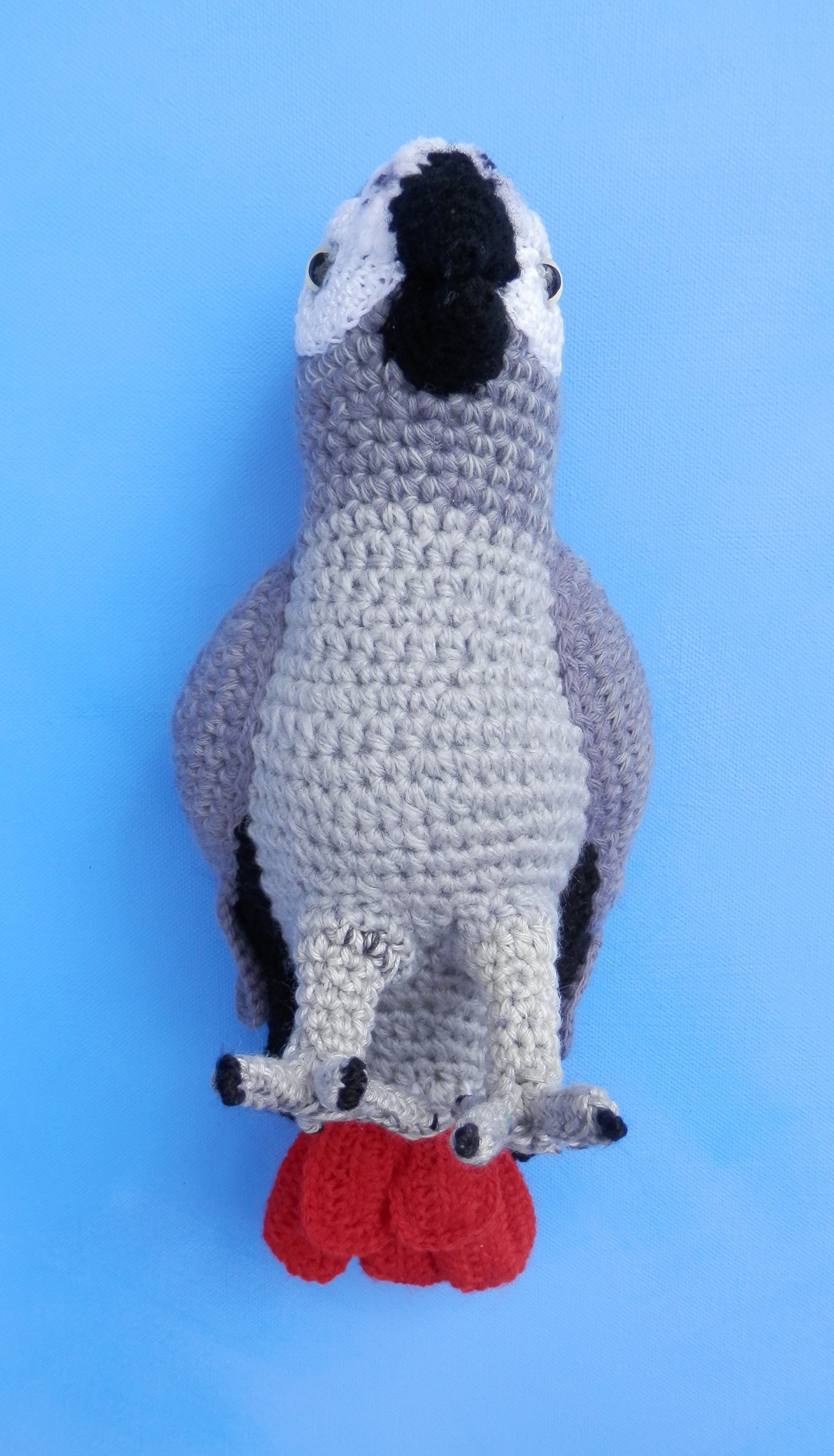 African Grey Parrot Crochet PATTERN USA Terms | Etsy