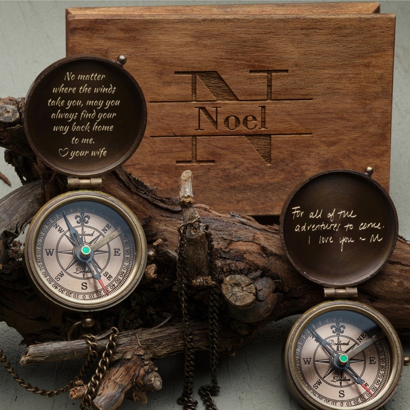 Personalized Compass - Etsy