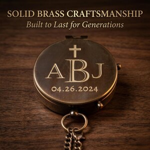 Baptism Gift for Boys – Personalized Engraved Compass – Christian ...