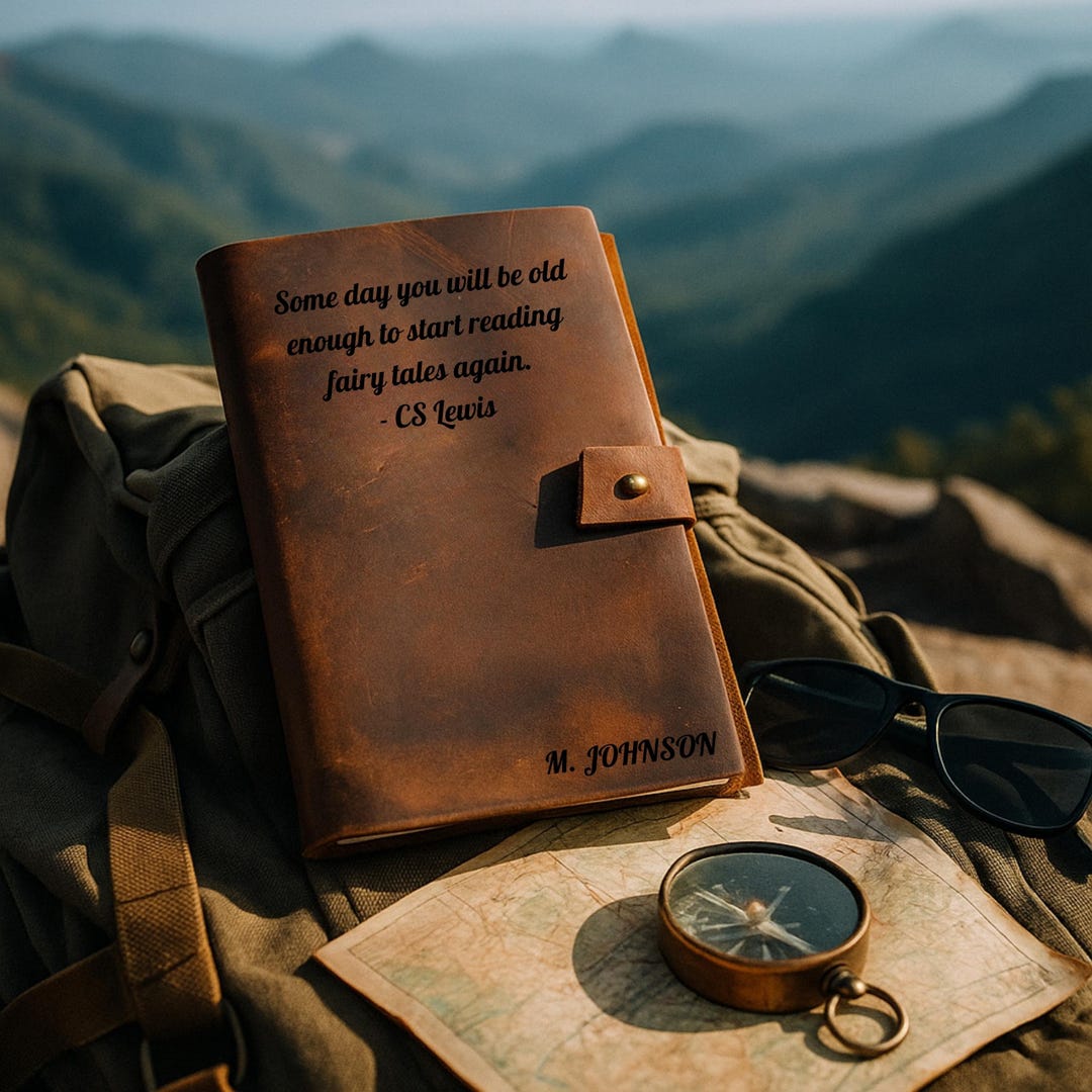 Custom Travel Journal: Personalized Leather Notebook for Travelers ...